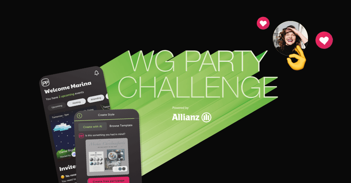 Take part in the WG Party Challenge: win great prizes!