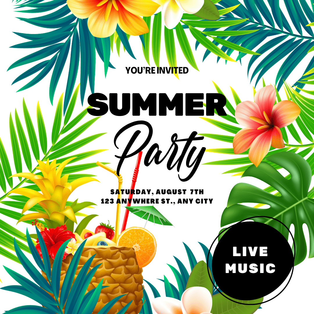 Creative Summer Party Invitation Ideas | eventpage.ai